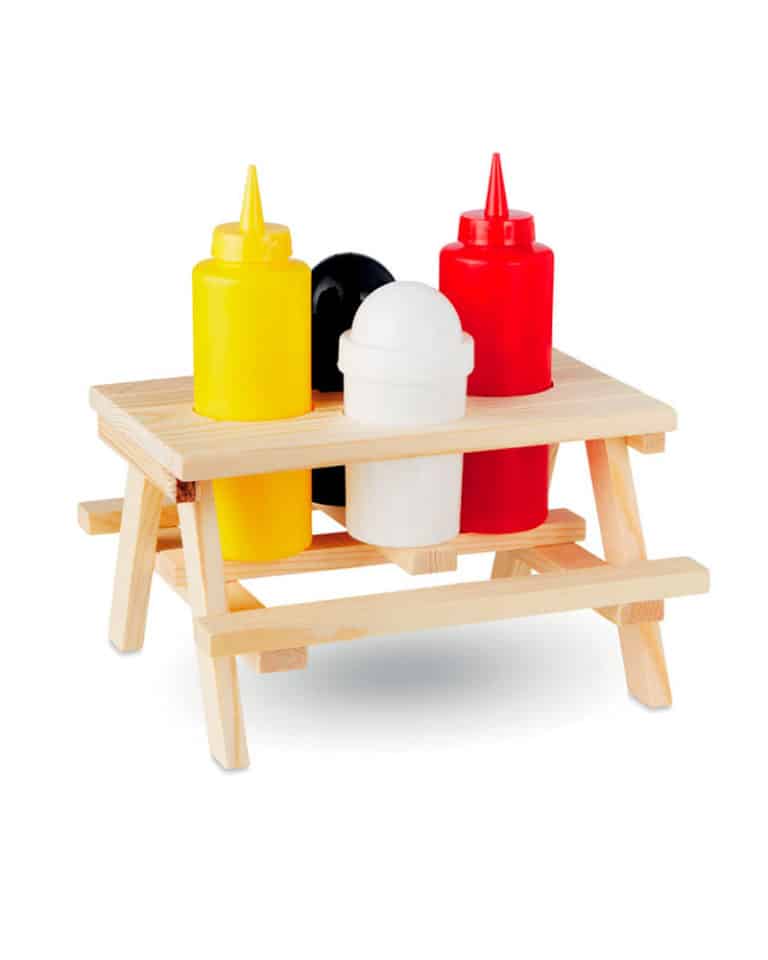 Set 4 Pezzi Porta Condimenti MO9803 - USO NON PROFESSIONALE • Bybrand Roma